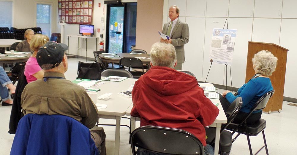Register O’Donnell Guest Speaker at Foxborough Senior Center | Foxboro ...